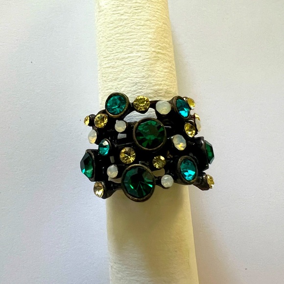 swarovski elements | Jewelry | Expanding Crystal Ring | Poshmark